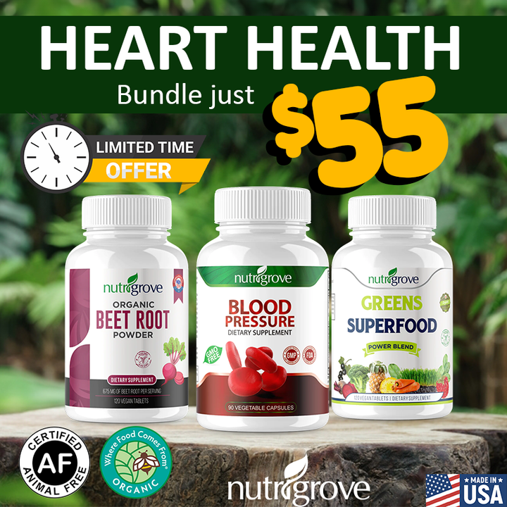 Organic Blood Pressure Supplements | Nutrigrove