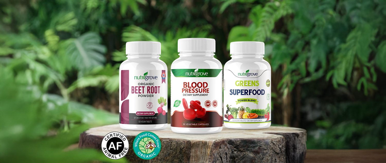 Organic Blood Pressure Supplements | Nutrigrove